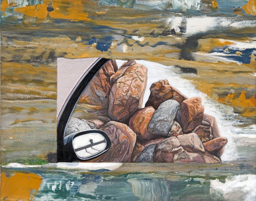 'ANOTHER COUNTRY' by Paul Stopforth | gouache on panel | 2007