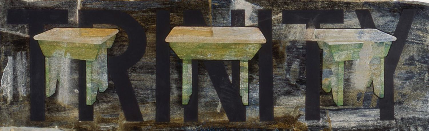 'TRINITY' by Paul Stopforth | gouache on wood panel | 2005