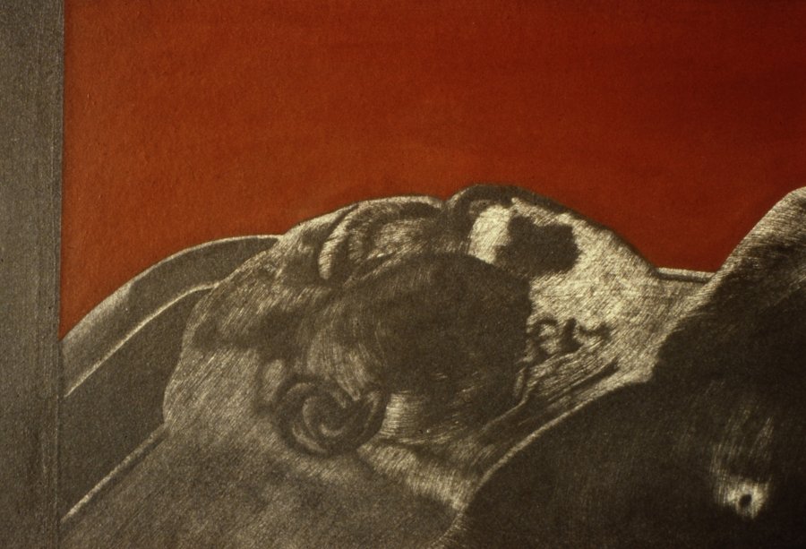 'ELEGY' by Paul Stopforth | mixed media on paper on wood panel | 1981