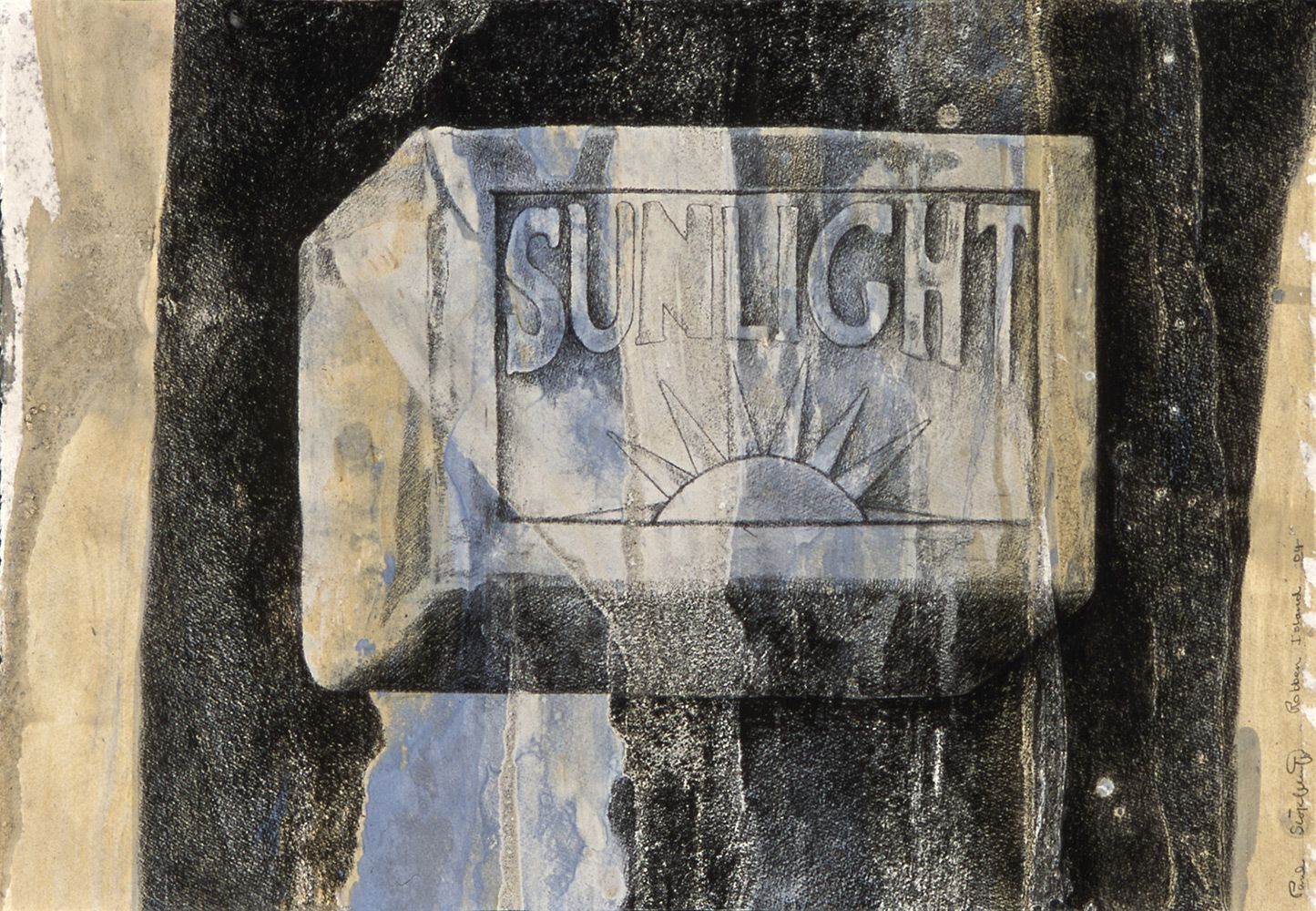 'HEALER #1' by Paul Stopforth | mixed media on paper | 2004