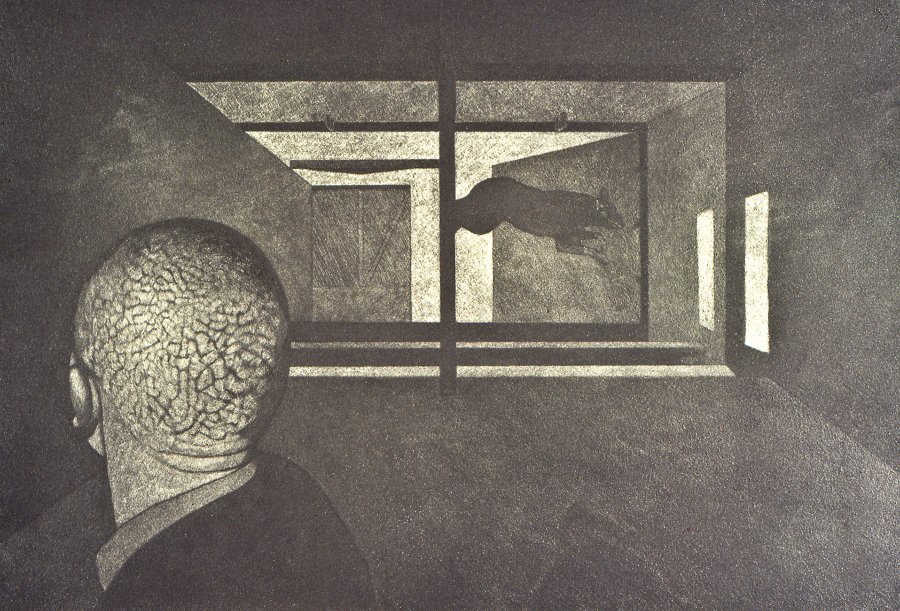 'BIKO SERIES' by Paul Stopforth | mixed media on paper | 1980