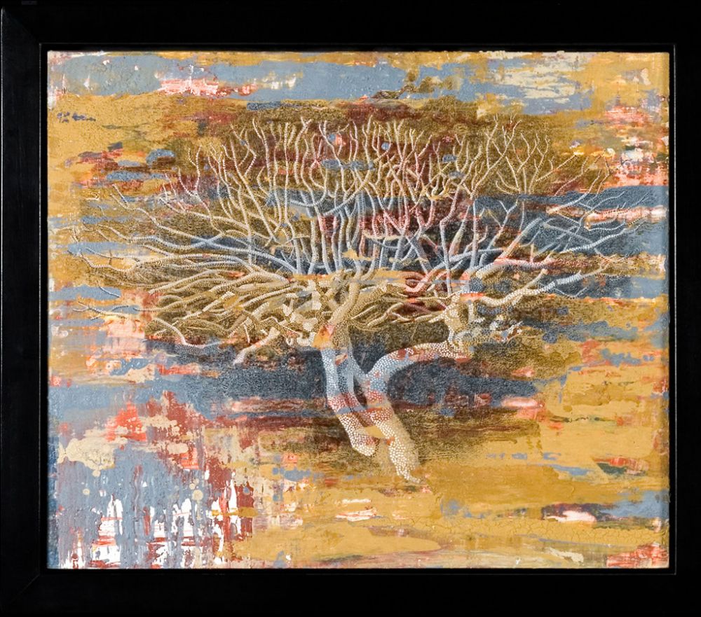 'GATE' by Paul Stopforth | mixed media on panel | 2007