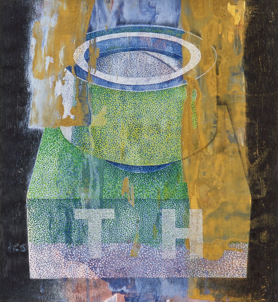 'TRANSFORMER: BREATH' by Paul Stopforth | mixed media on paper | 2005